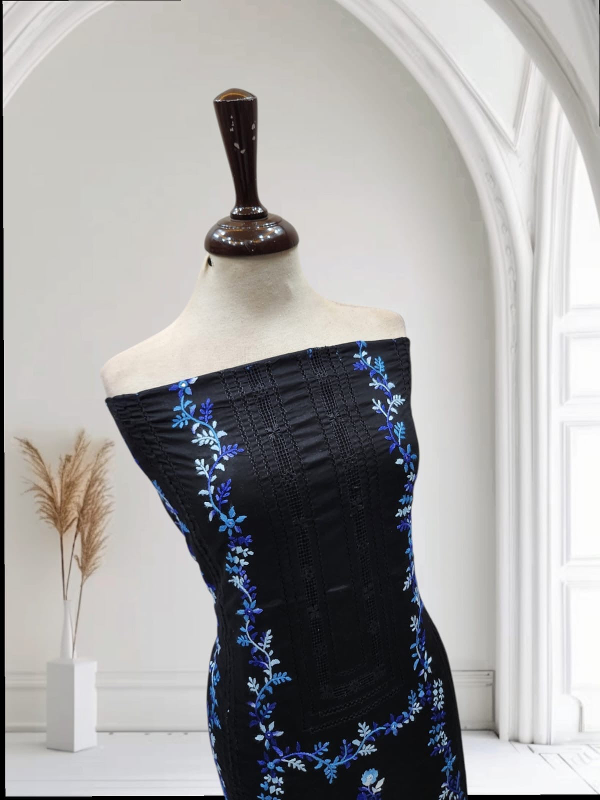 Tarkashi lawn hand embroidered shirt – Hand Work Boutique